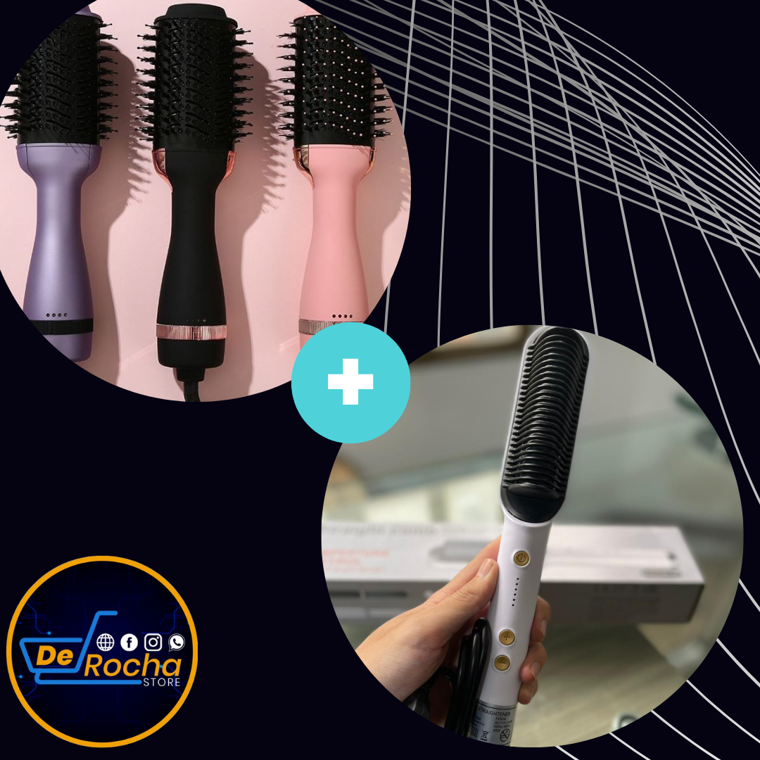 Combo Cepillo Voluminizadorcepillo Rizo – Talego