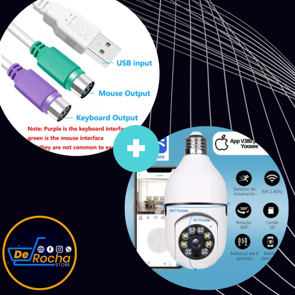 Combo Cámara Seguridadadaptador Conver – Talego