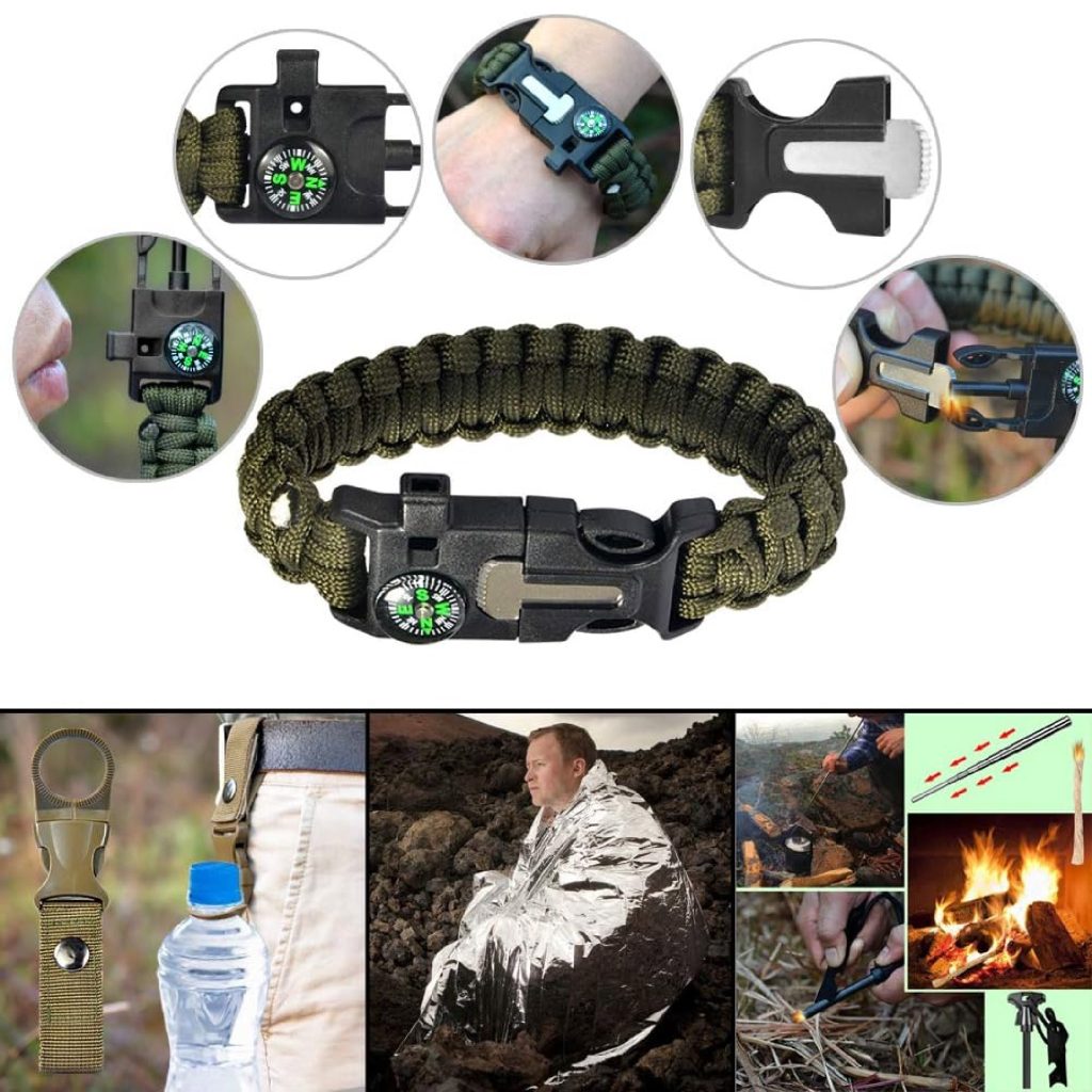 Kit Supervivencia Herramientas Camping – Talego