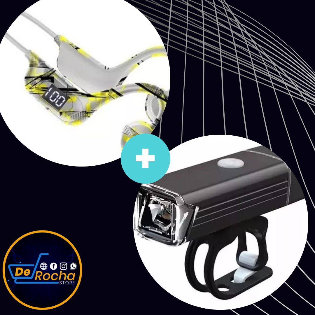 Combo Audifonos Bicilinterna Delantera – Talego
