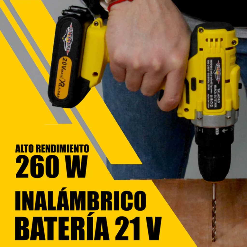 Taladro Atornillador Inalambrico 110 V – Talego
