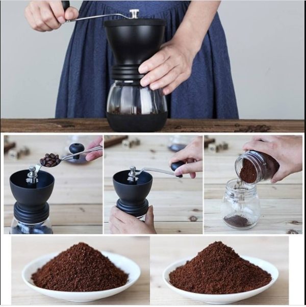 Moledor De Cafe Manual Doble Recipiente – Talego