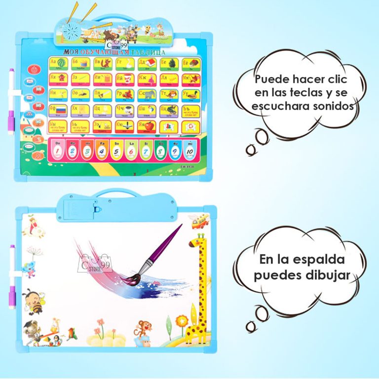 Tablero De Aprendizaje Y Dibujo De Ninos – Talego