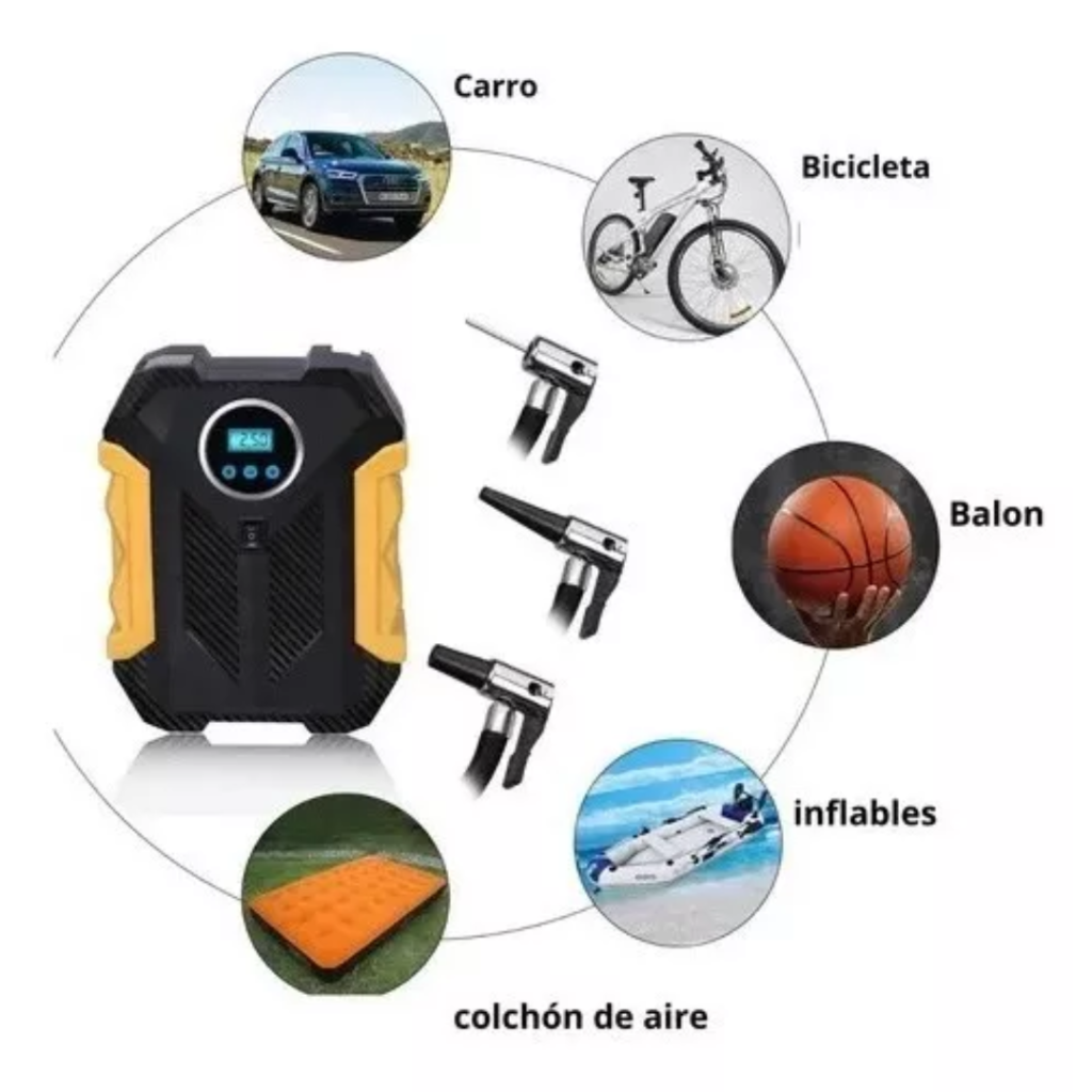 Compresor De Aire Portátil Multiusos – Talego