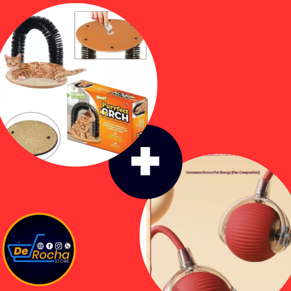 Combo Bola Gatorascador Aseo Gato – Talego